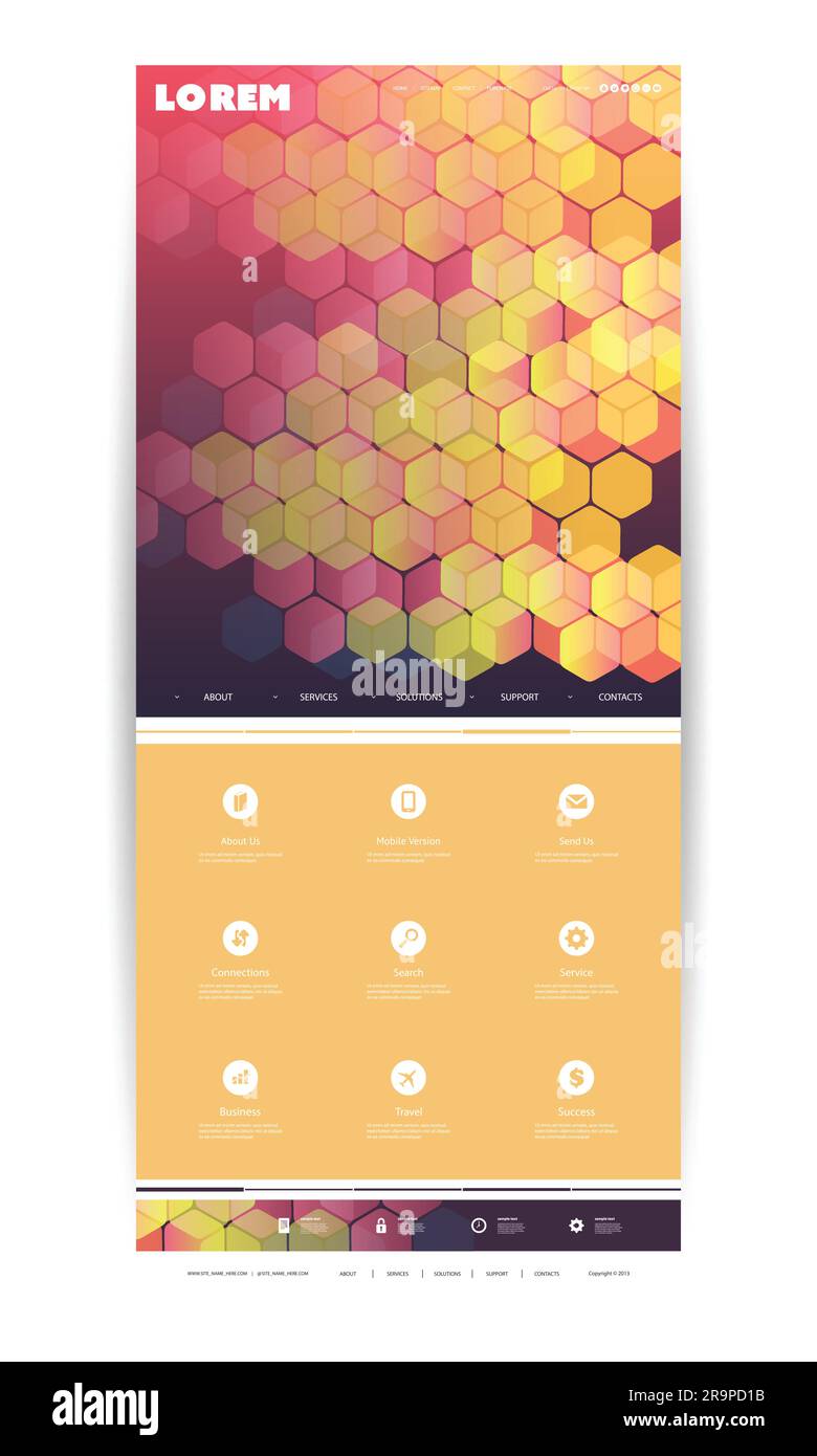 Abstract purple red cubic pattern hi-res stock photography and images ...