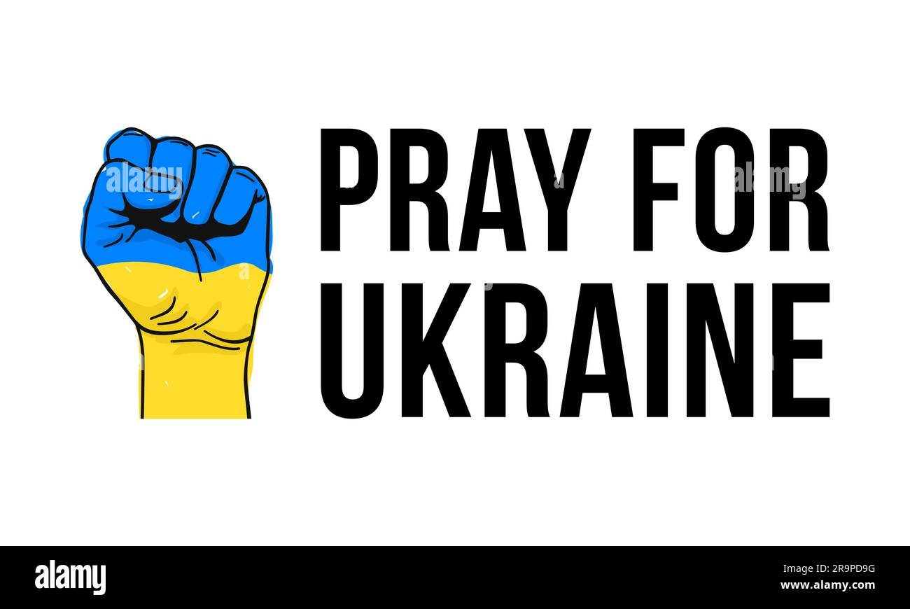 Pray peace human fist Stock Vector Images - Alamy