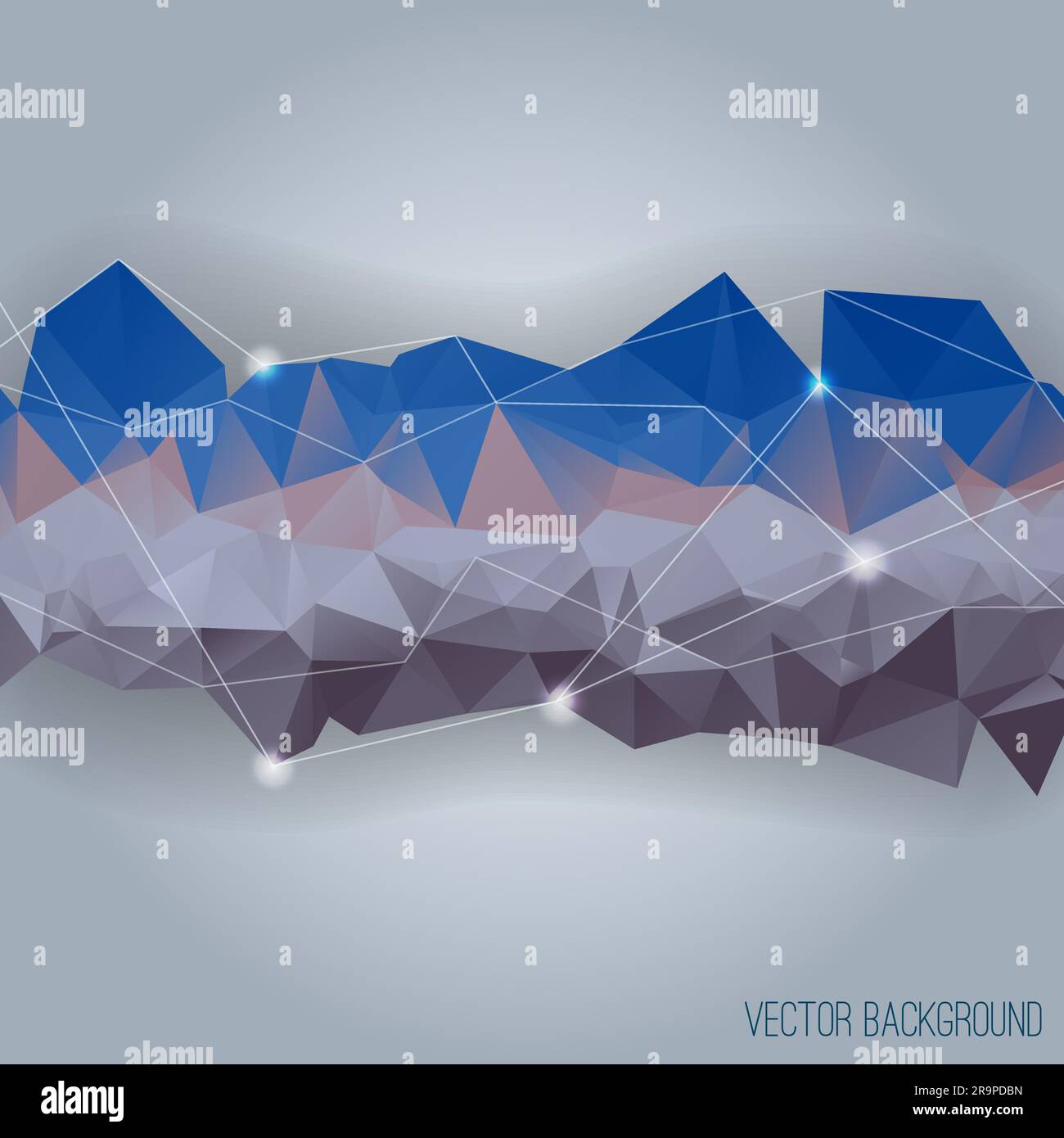 Vector abstract background with lines, circles and shapes Stock Vector ...