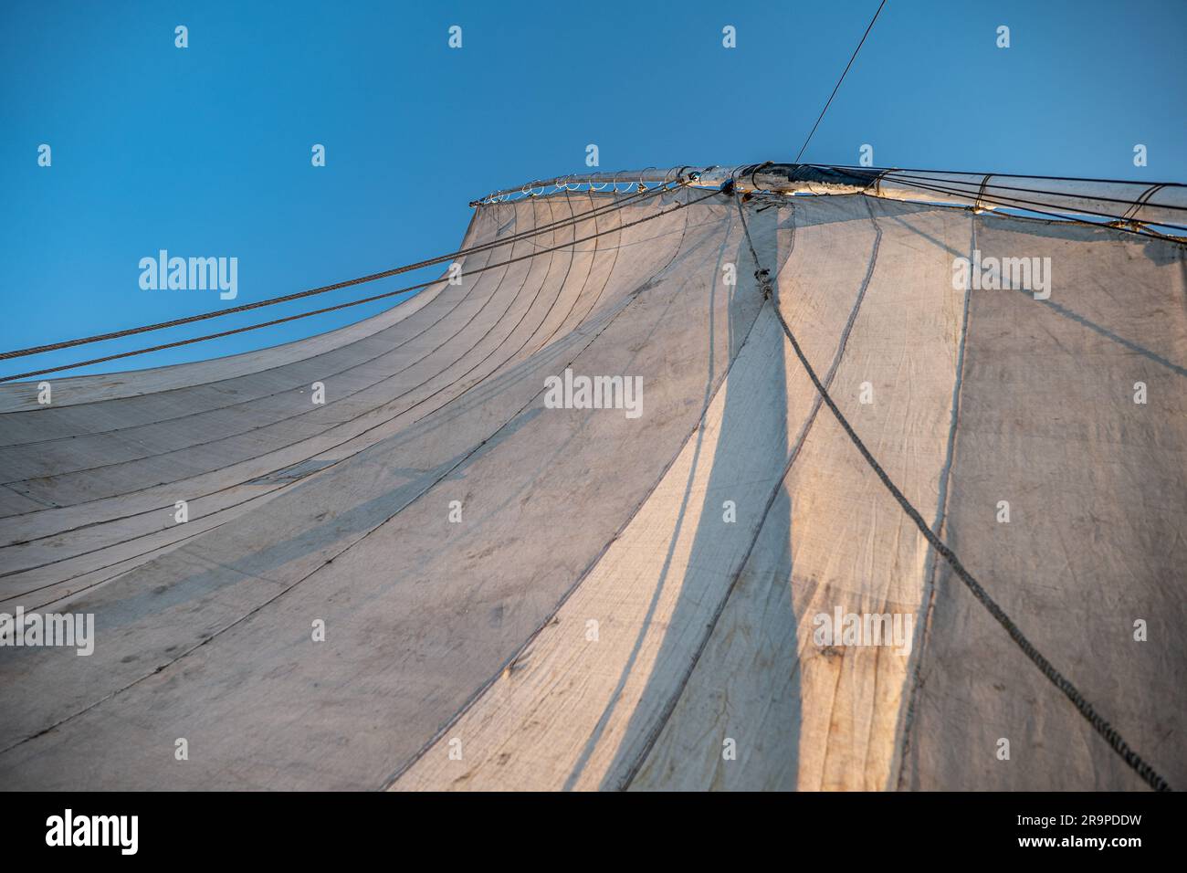 Close-up Photo of a Sail on a boat Stock Photo - Alamy