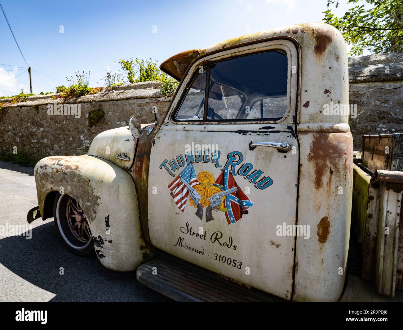 CHEVROLET TRUCK RUSTY VEHICLE STREET RODS MISSOURI 310053 THUNDER ROAD ...