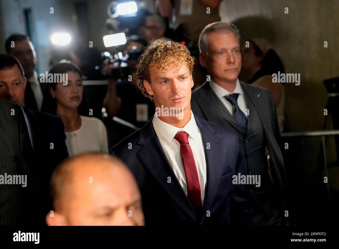 Daniel Penny arrives for his arraignment at Manhattan Criminal Court ...