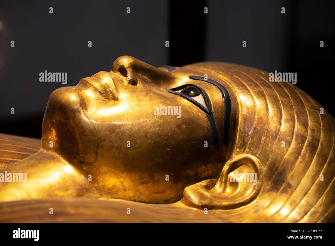 The Sarcophagus of a Mummy Stock Photo - Alamy