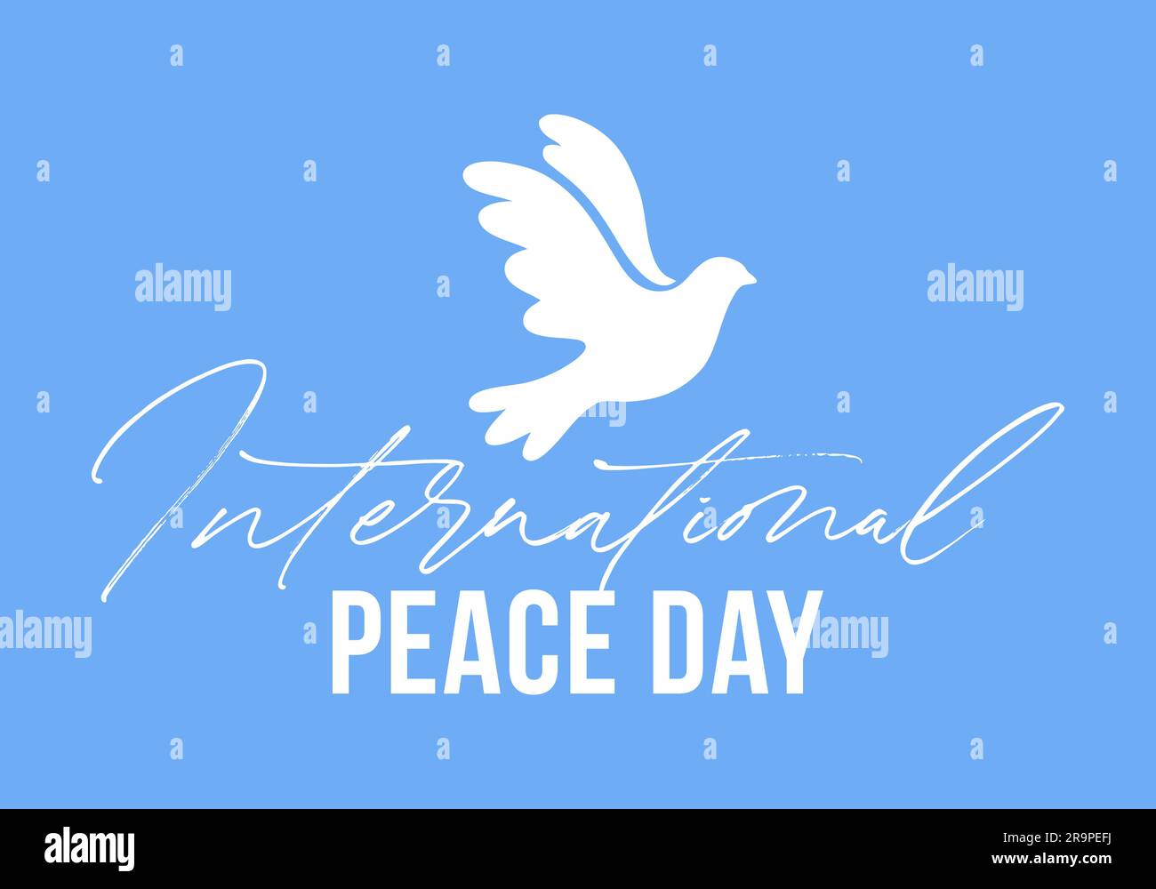 Vector illustration of flying bird dove as a symbol of peace ...