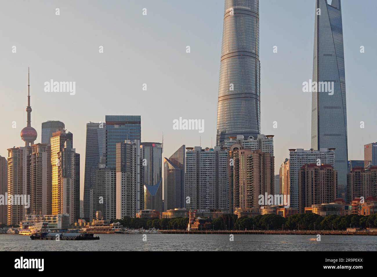 SHANGHAI, CHINA - JUNE 27, 2023 - A general view of luxury homes along ...