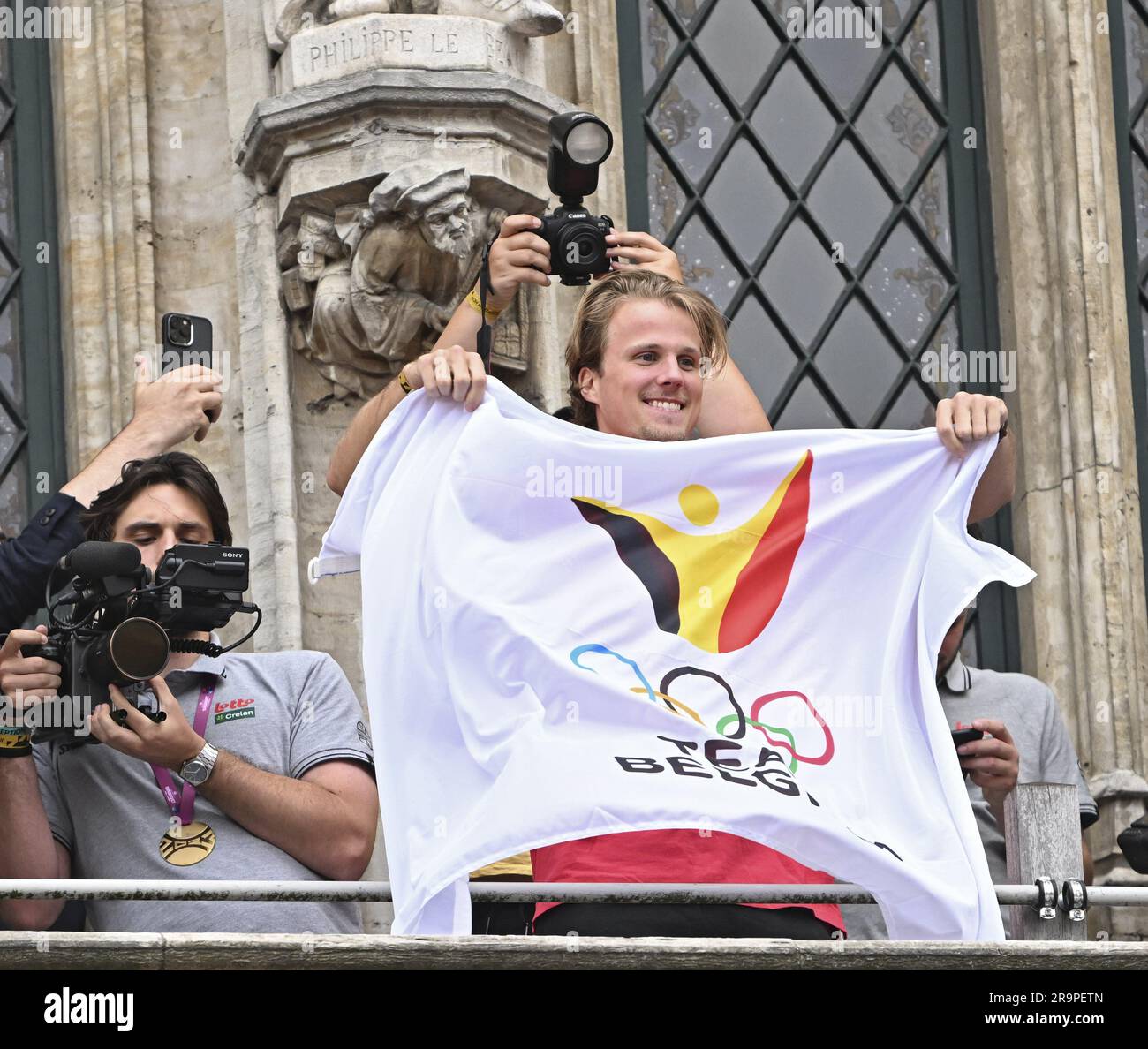 Brussels, Belgium. 27th June, 2023. Basketball 3x3 player Thibaut ...