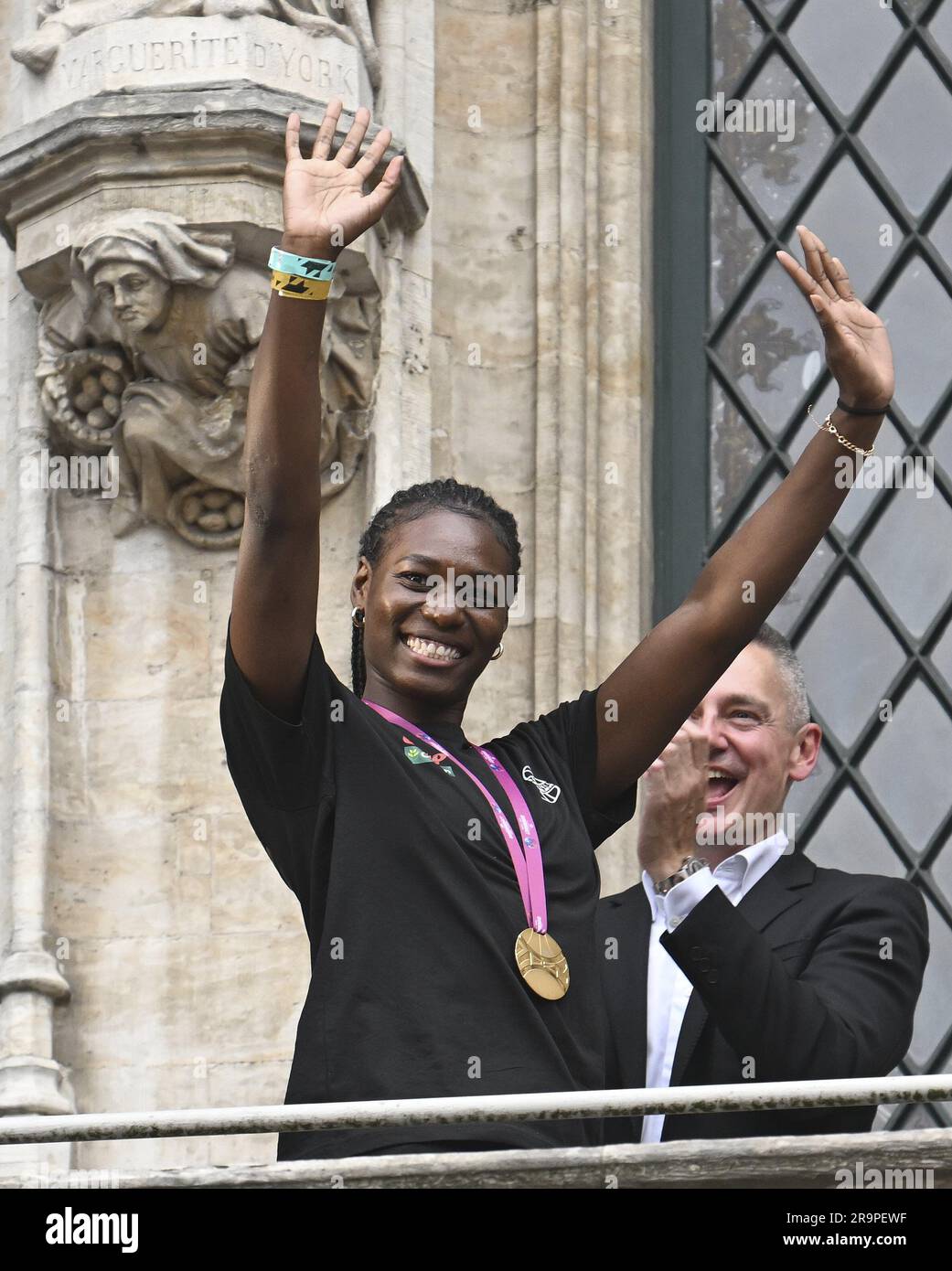 Brussels, Belgium. 27th June, 2023. Belgium's Betty Mununga pictured ...
