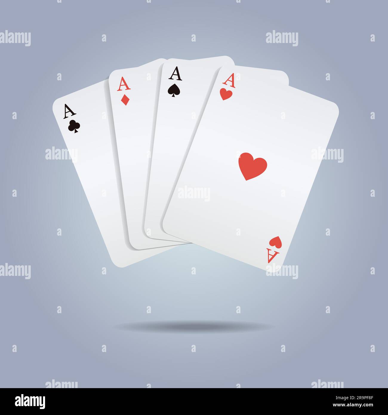 Vector colorful illustration of playing cards Stock Vector Image & Art ...