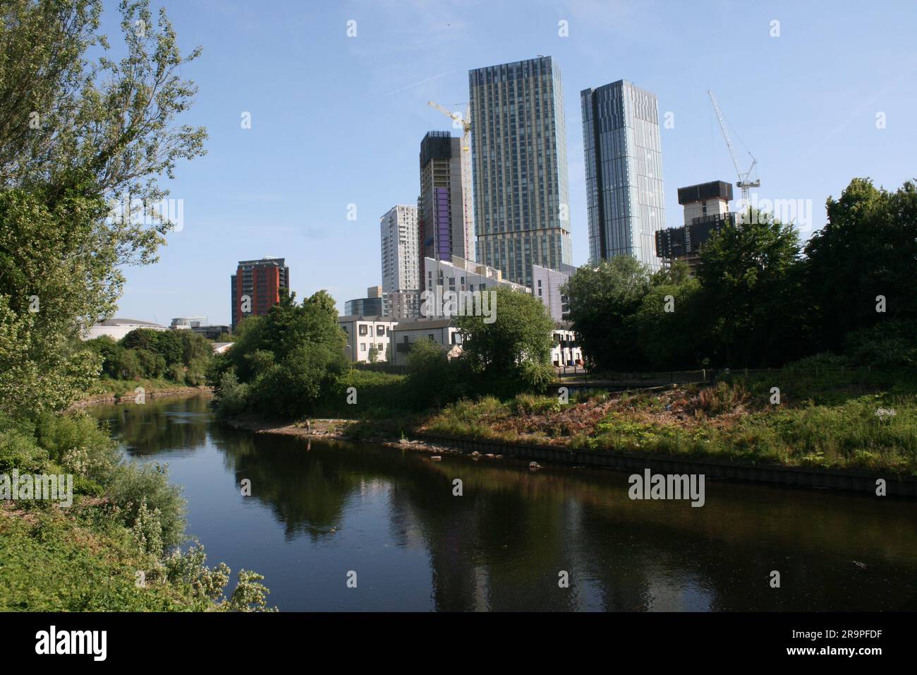 River Irwell, Salford Manchester City Centre, Greater Manchester ...