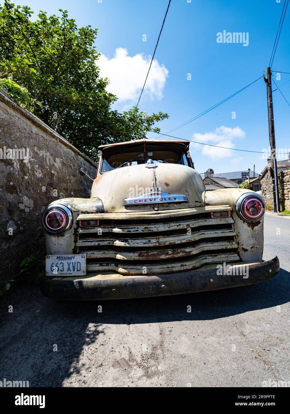CHEVROLET TRUCK RUSTY VEHICLE STREET RODS MISSOURI 310053 THUNDER ROAD ...