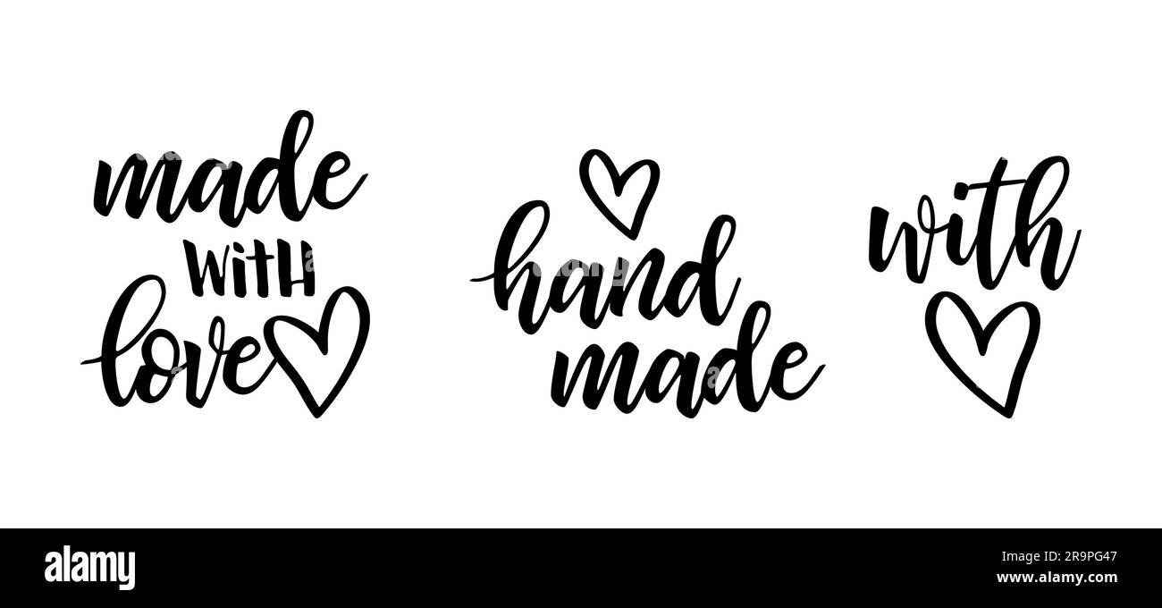 Elegant font labels Black and White Stock Photos & Images - Alamy