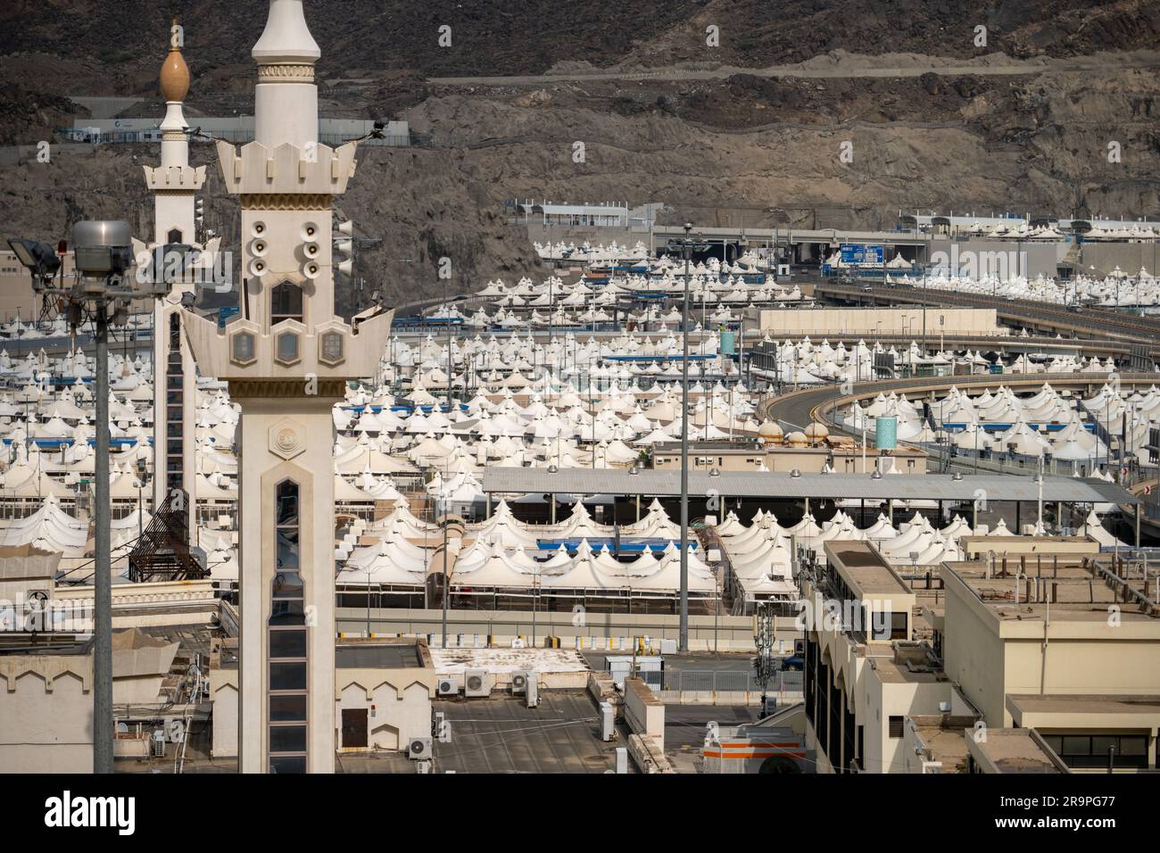 Tented City of Mina during Hajj Stock Photo - Alamy