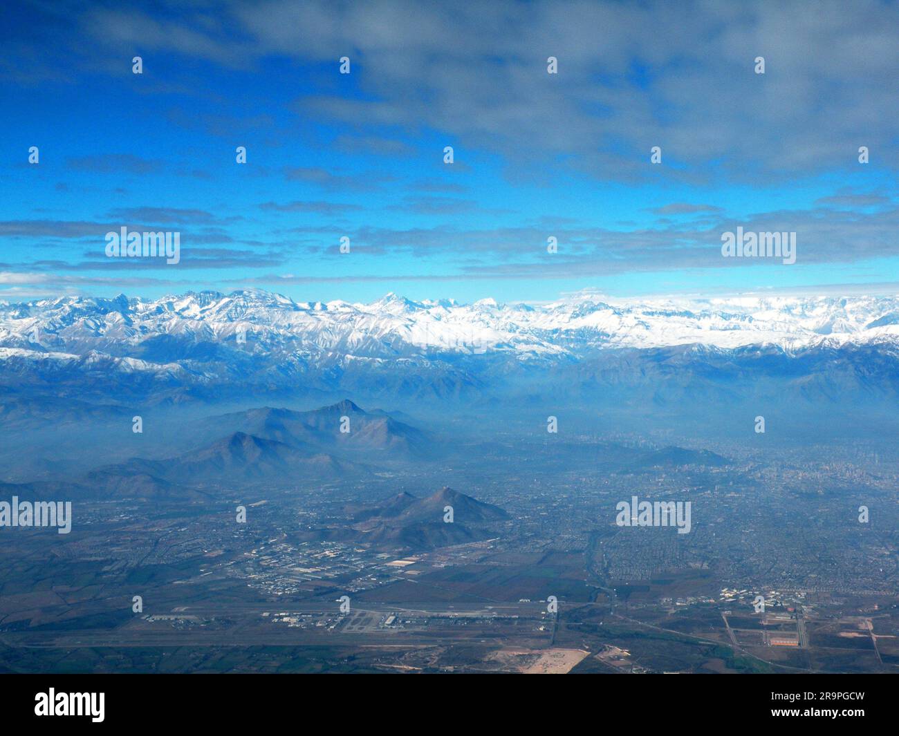 Mountain range aerial chile hi-res stock photography and images - Alamy