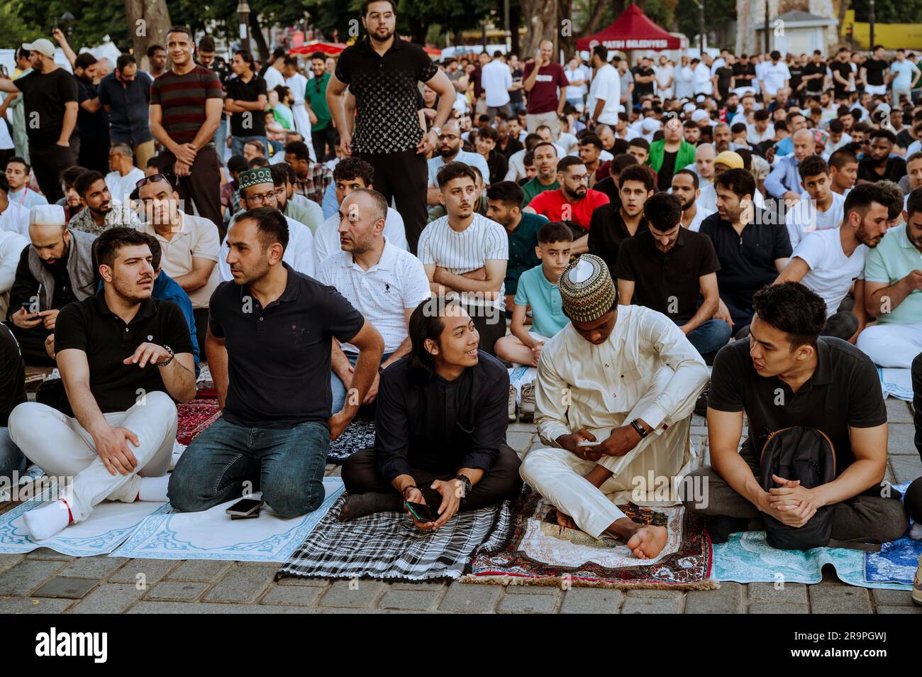 Istanbul, Turkey. 28th June, 2023. People seen before offering praying ...