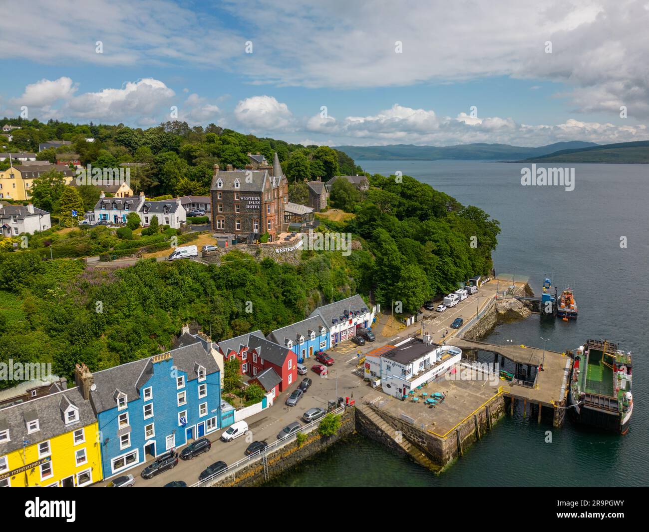 Isle of mull aerial view hi-res stock photography and images - Alamy