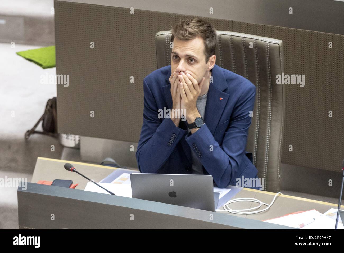 PVDA - PTB Jos D'Haese pictured during a plenary session of the Flemish ...