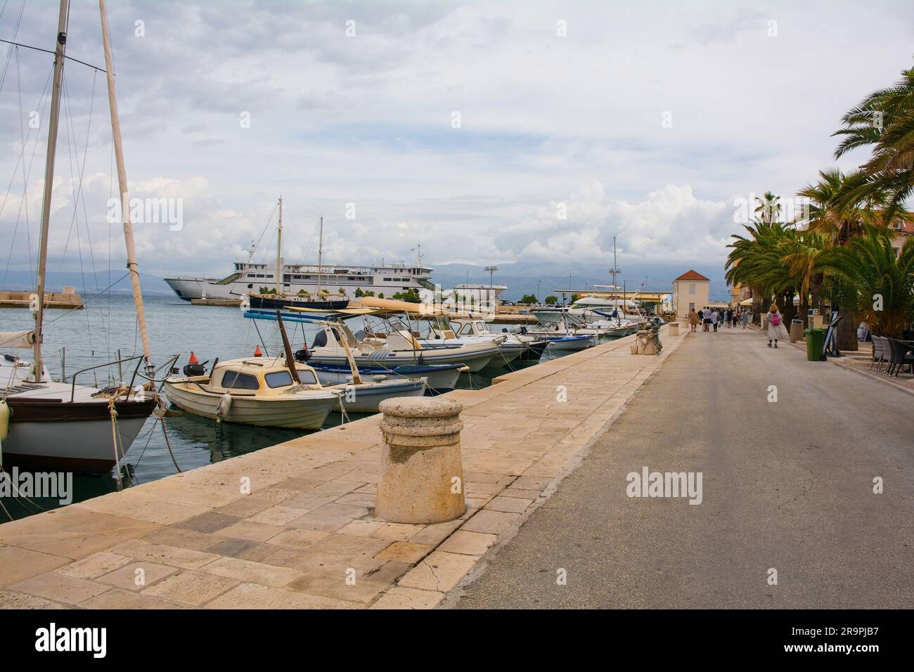 The harbour of Supetar on Brac Island in Croatia Stock Photo - Alamy