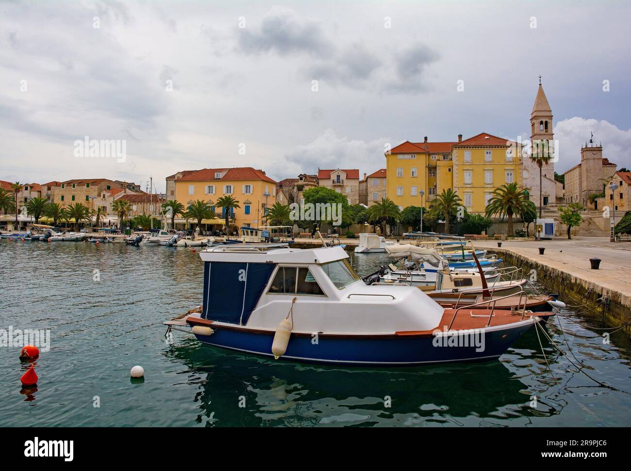 The harbour of Supetar on Brac Island in Croatia Stock Photo - Alamy