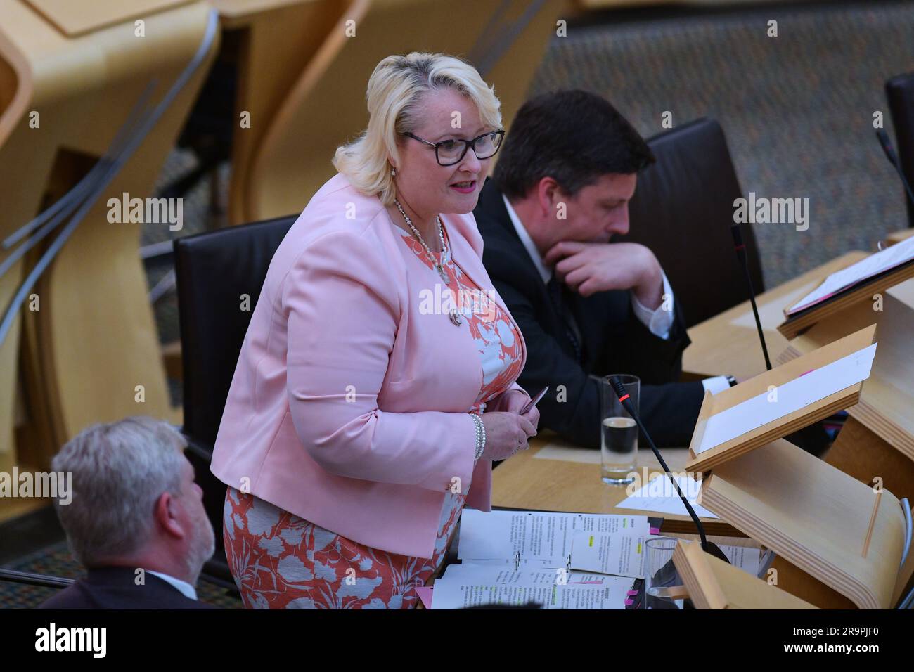 Edinburgh Scotland, UK 28 June 2023. Christina McKelvie at the Scottish ...