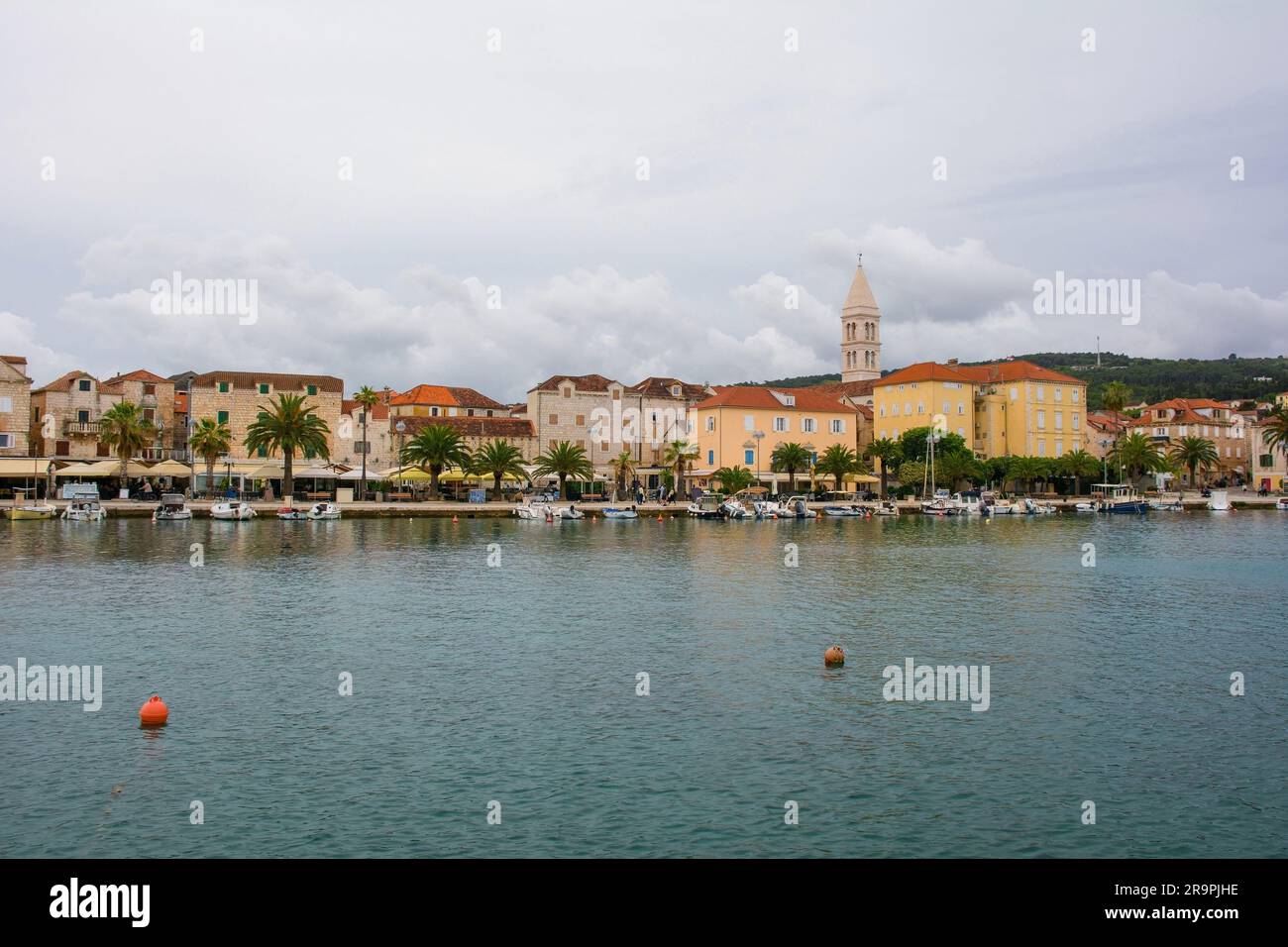 The waterfront of Supetar on Brac Island in Croatia Stock Photo - Alamy