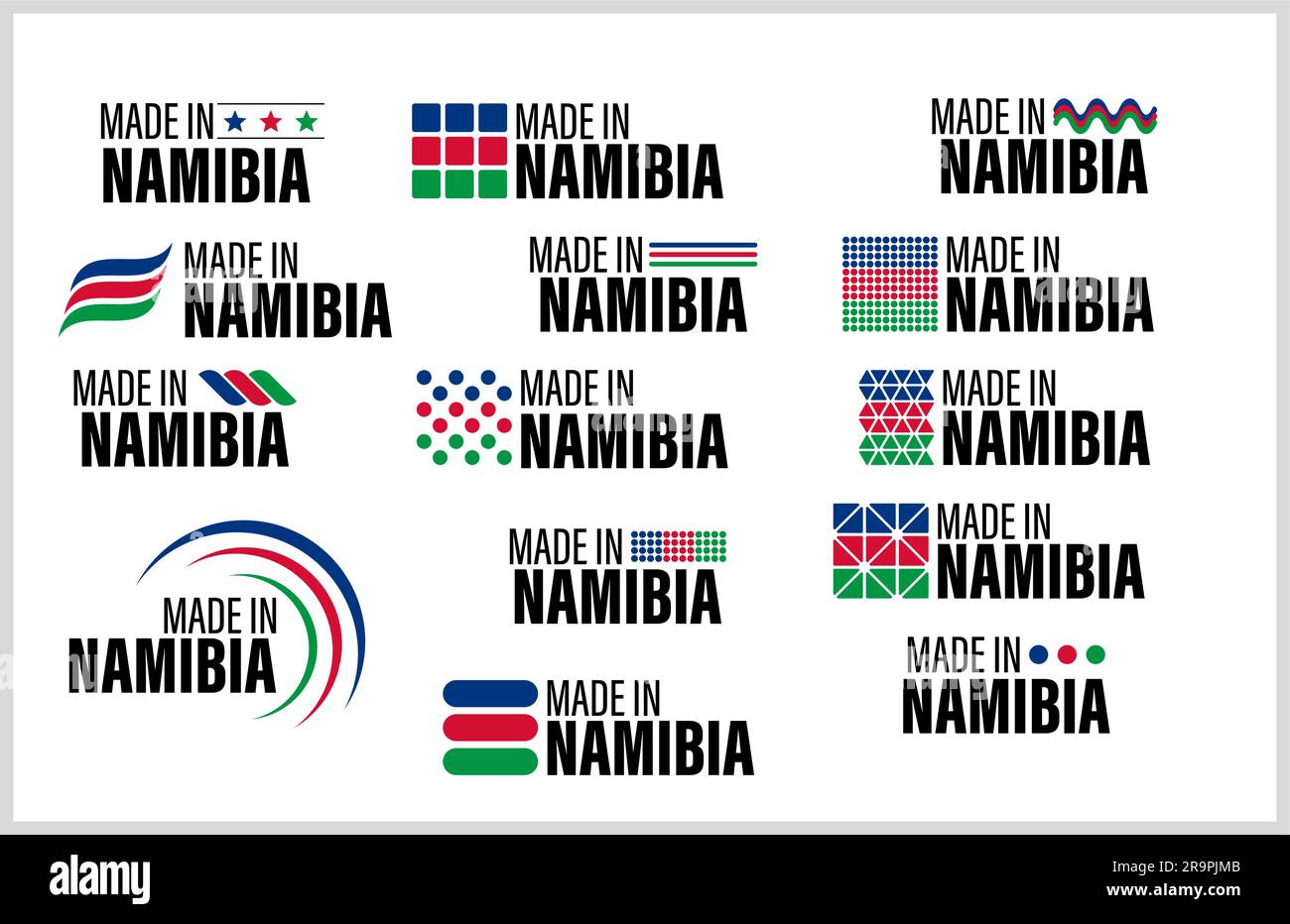 Travel in namibia Stock Vector Images - Alamy