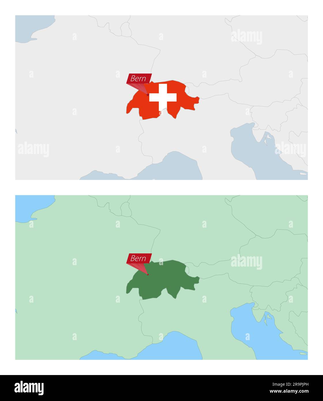 Switzerland Capital Map Switzerland Capital Map