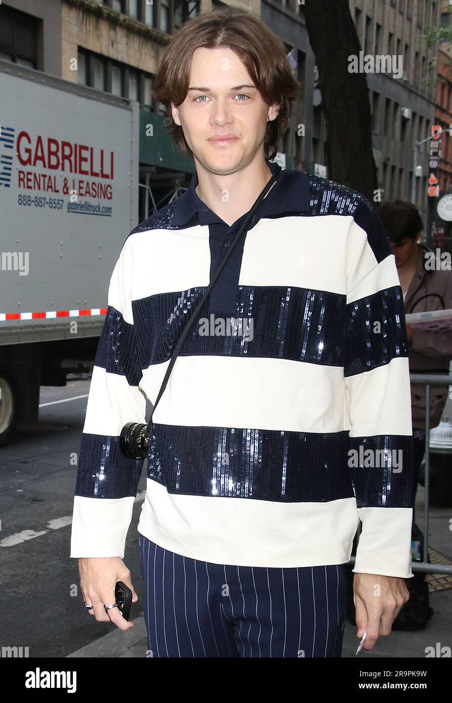 New York, NY, USA. 28th June, 2023. Christopher Briney seen at NBC's Today Show promoting the ...