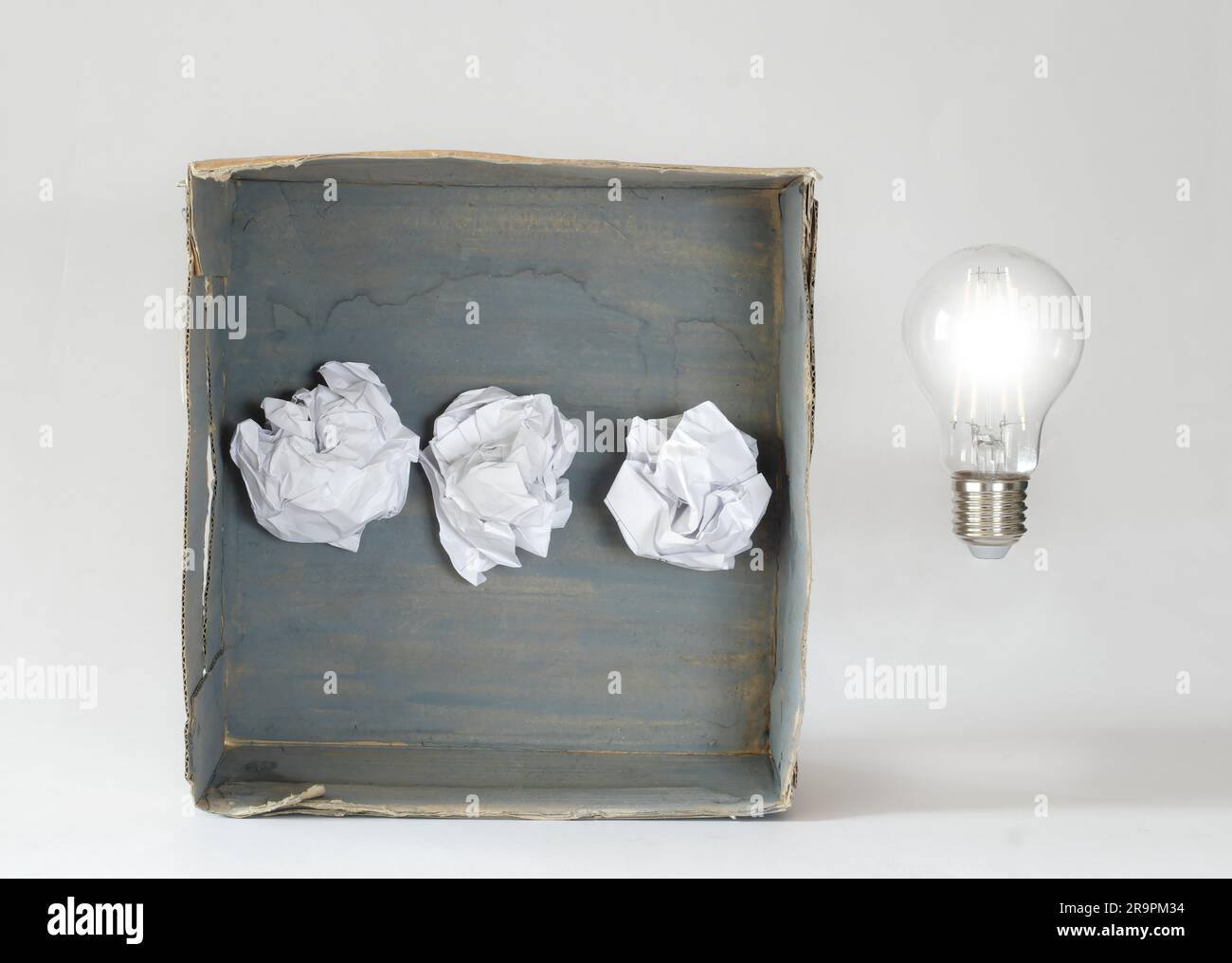 thinking outside the box,Innovation,idea,vision, business concept ...