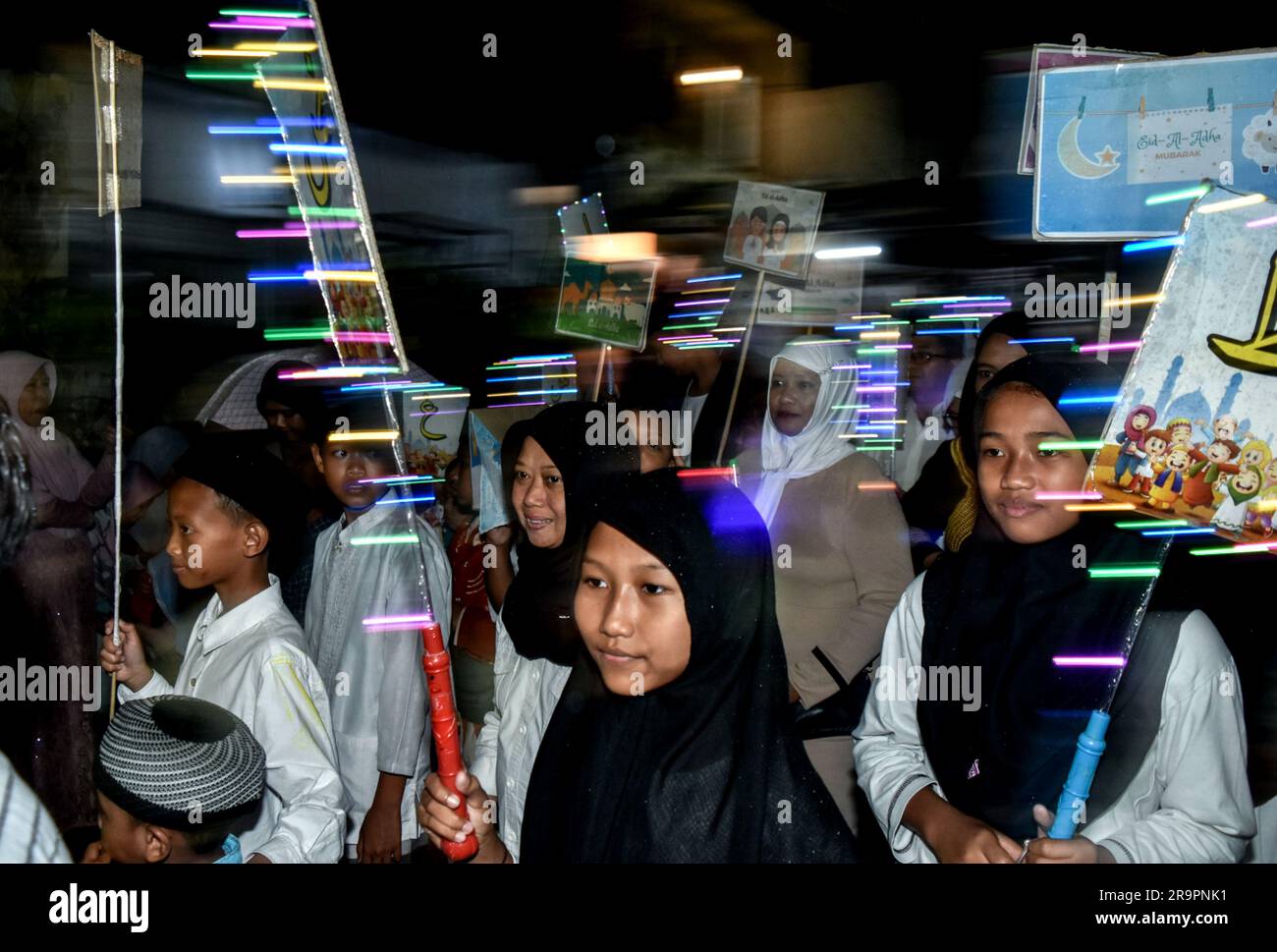 Malang, Indonesia, Indonesia. 28th June, 2023. Indonesian Muslims carry ...