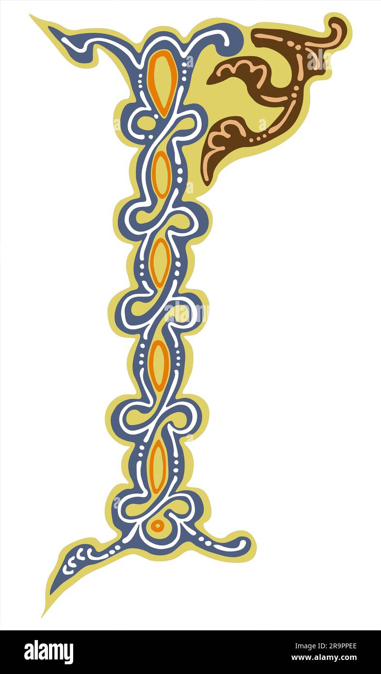 Letter I of the alphabet Stock Photo - Alamy