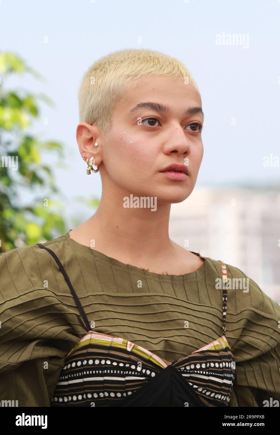 Cannes, France, 24th May, 2023. Sadaf Asgari at the photo call for the film Terrestrial Verses ...