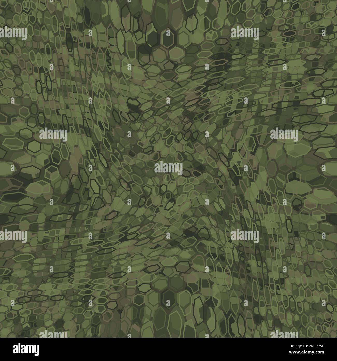 Woodland military camouflage hexagonal netting seamless pattern background Stock Vector Image ...