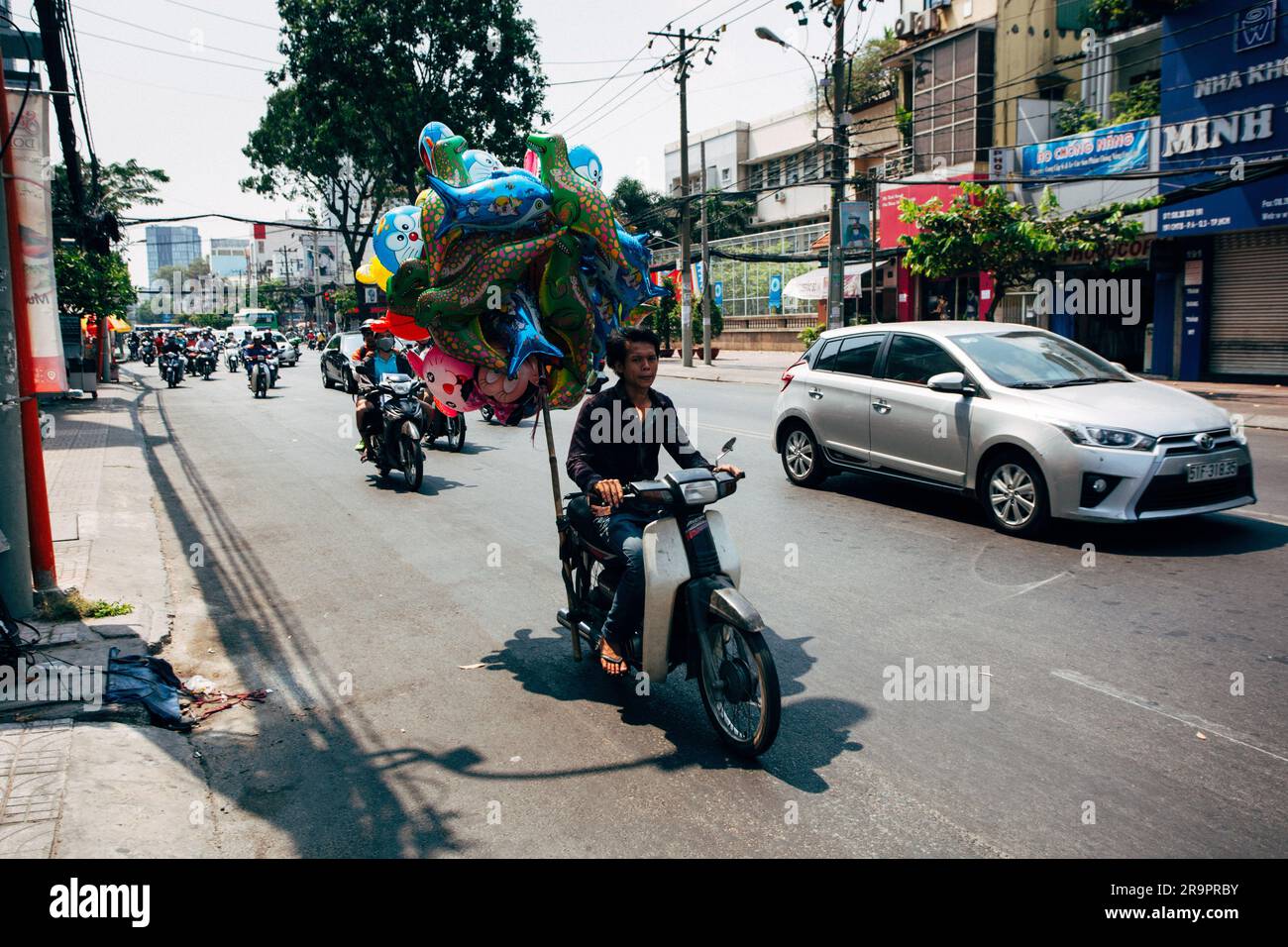 Vietnam Cities Street views Stock Photo - Alamy