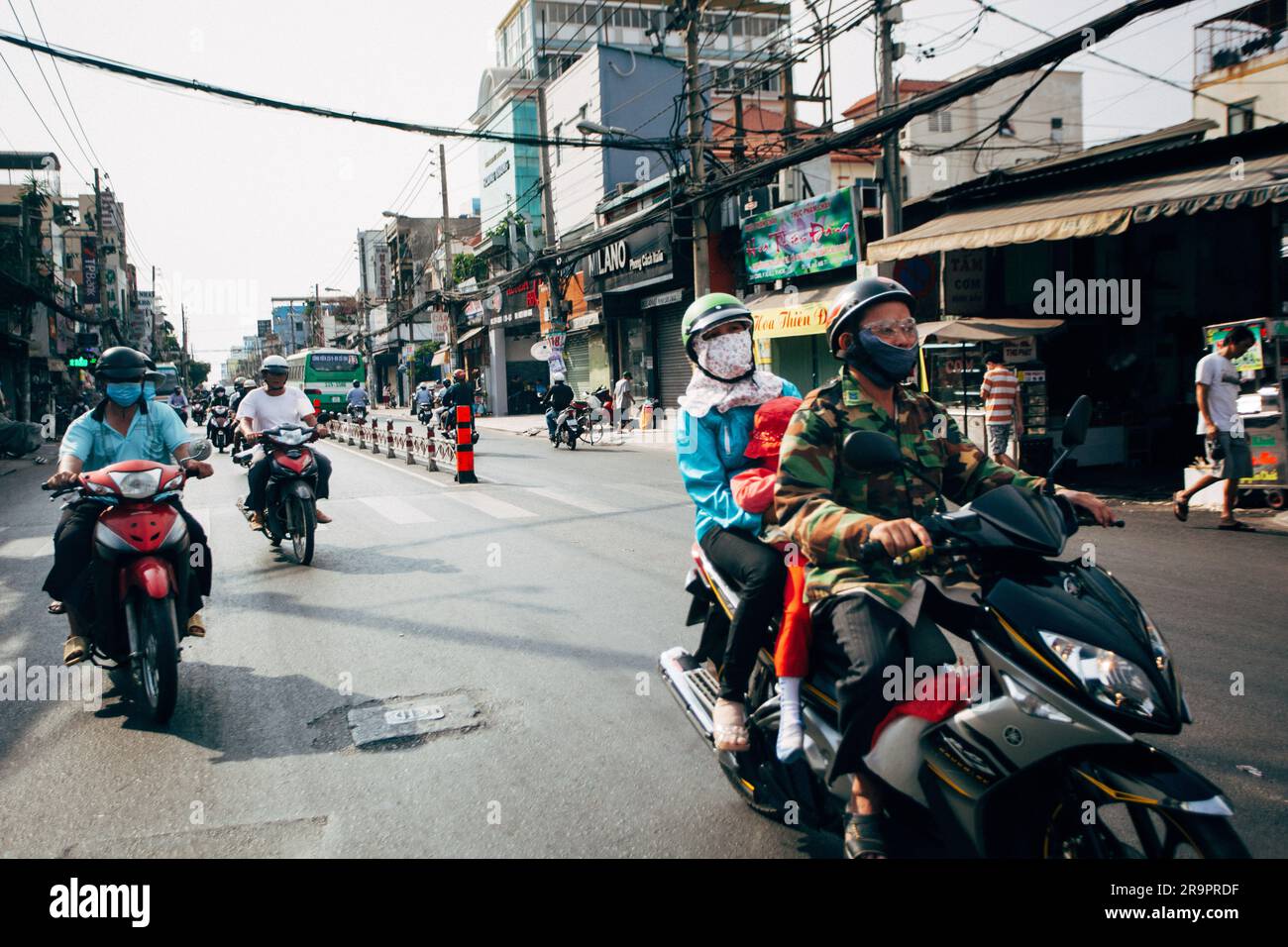 Vietnam Cities Street views Stock Photo - Alamy