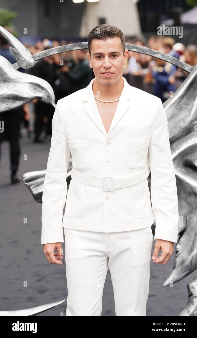 Aiden London attending the UK premiere of The Witcher season 3, at the ...