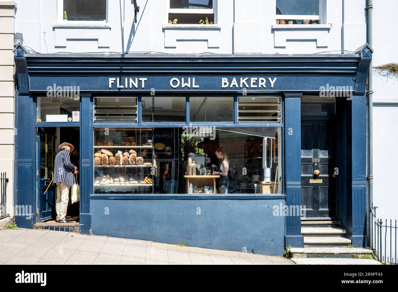 The Flint Owl Bakery, High Street, Lewes, East Sussex, UK Stock Photo ...