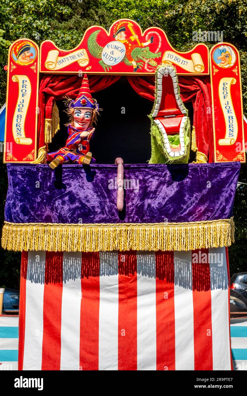 A Traditional Punch and Judy Show At The Nutley Village Fete, Nutley ...