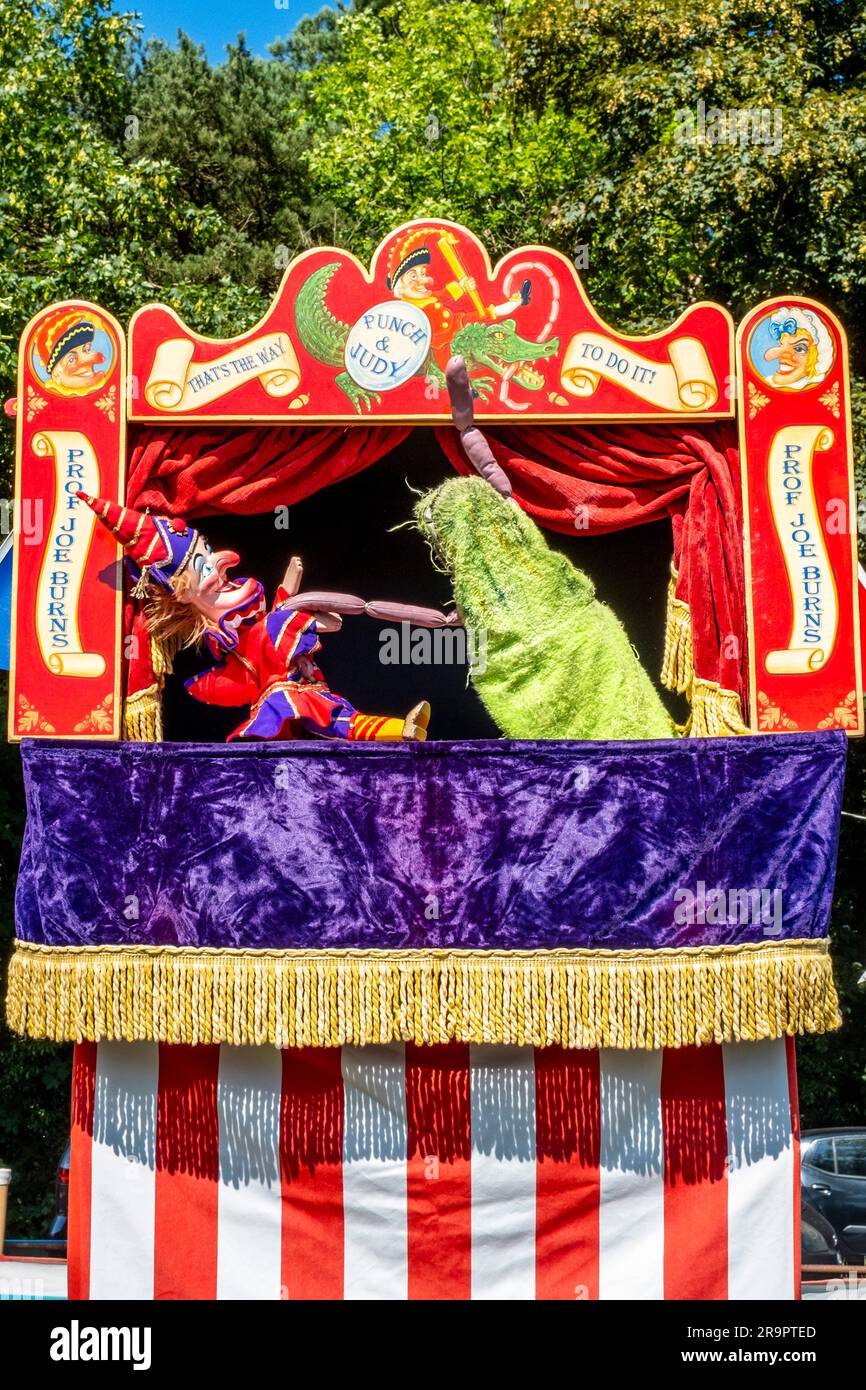 A Traditional Punch and Judy Show At The Nutley Village Fete, Nutley ...