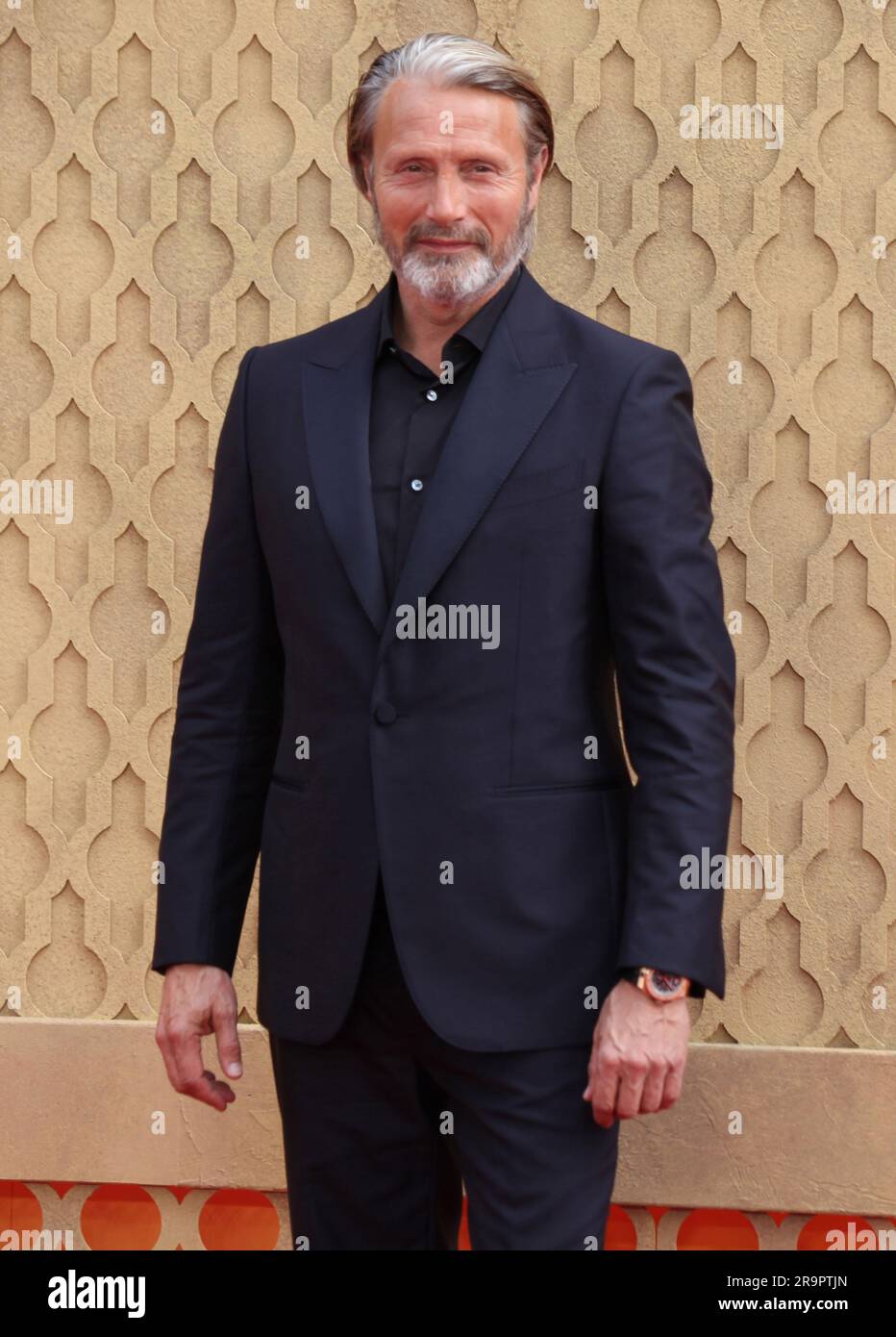 London, UK. Mads Mikkelsen at Indiana Jones and the Dial of Destiny. UK ...