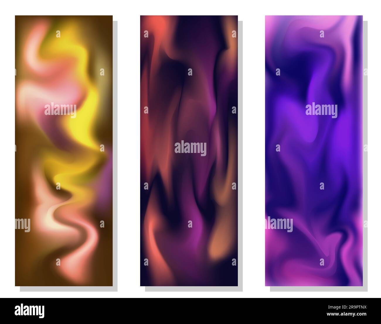 Colorful gradient background. A set of layouts for covers, banners ...