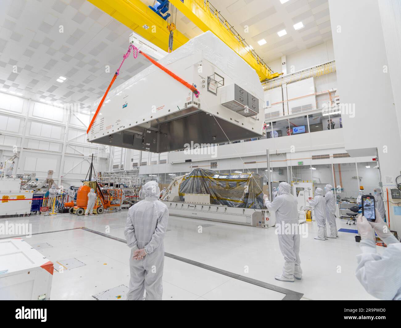NISAR Science Payload Gets Packaged for Shipment to India. In a clean ...