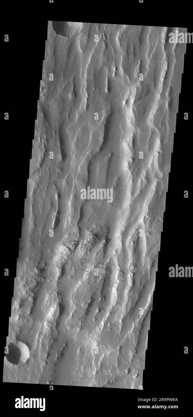 Claritas Fossae. Located between the lava plains of Daedalia Planum and ...