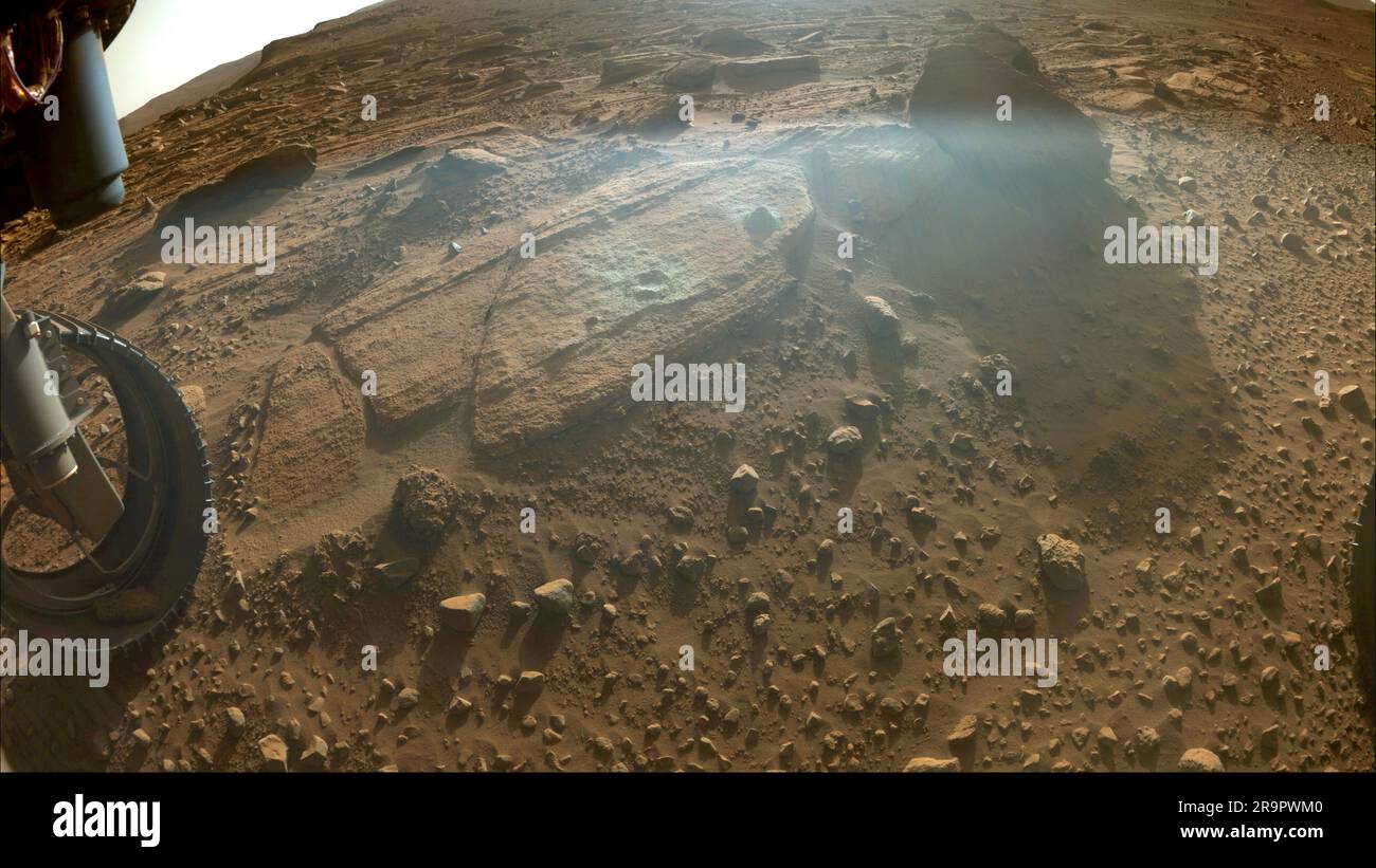 Perseverance Samples 'Berea'. This image shows the rocky outcrop the ...