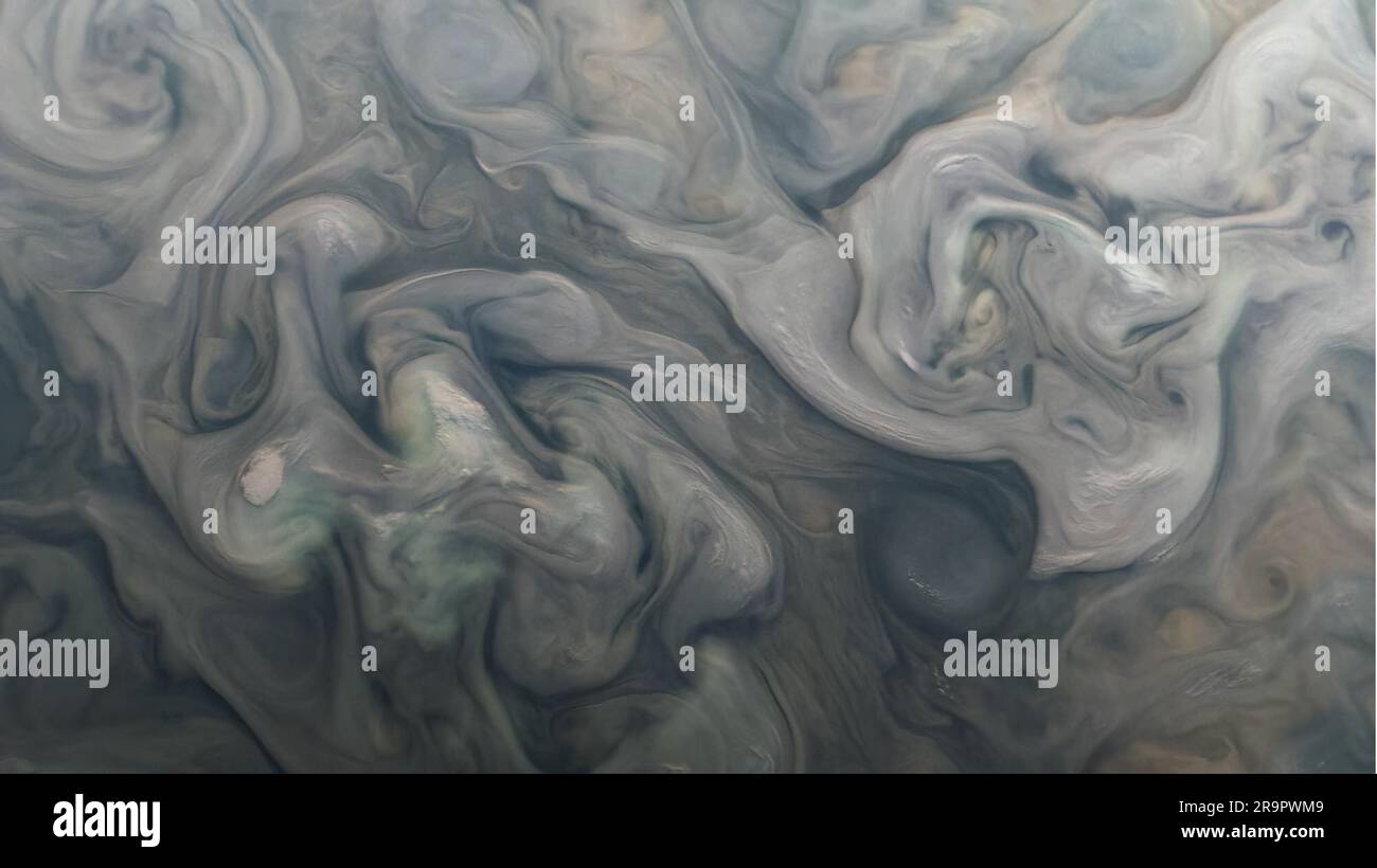 Nasas Juno Mission Captures Swirls In Jovian Storms Swirling Clouds
