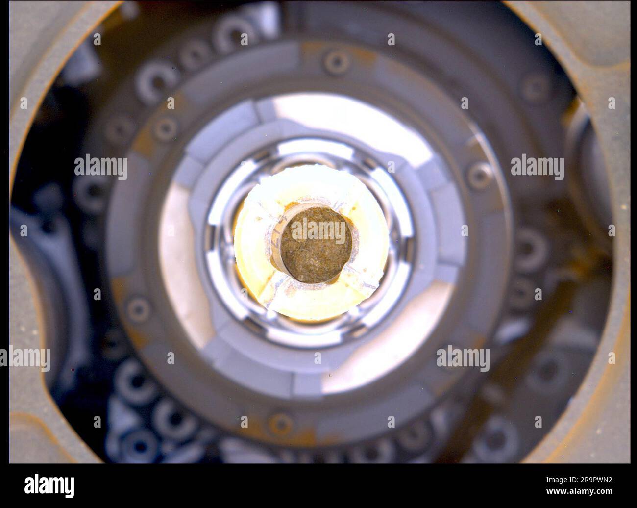 Perseverance's Rock Core From 'Berea' Outcrop. This image shows a ...