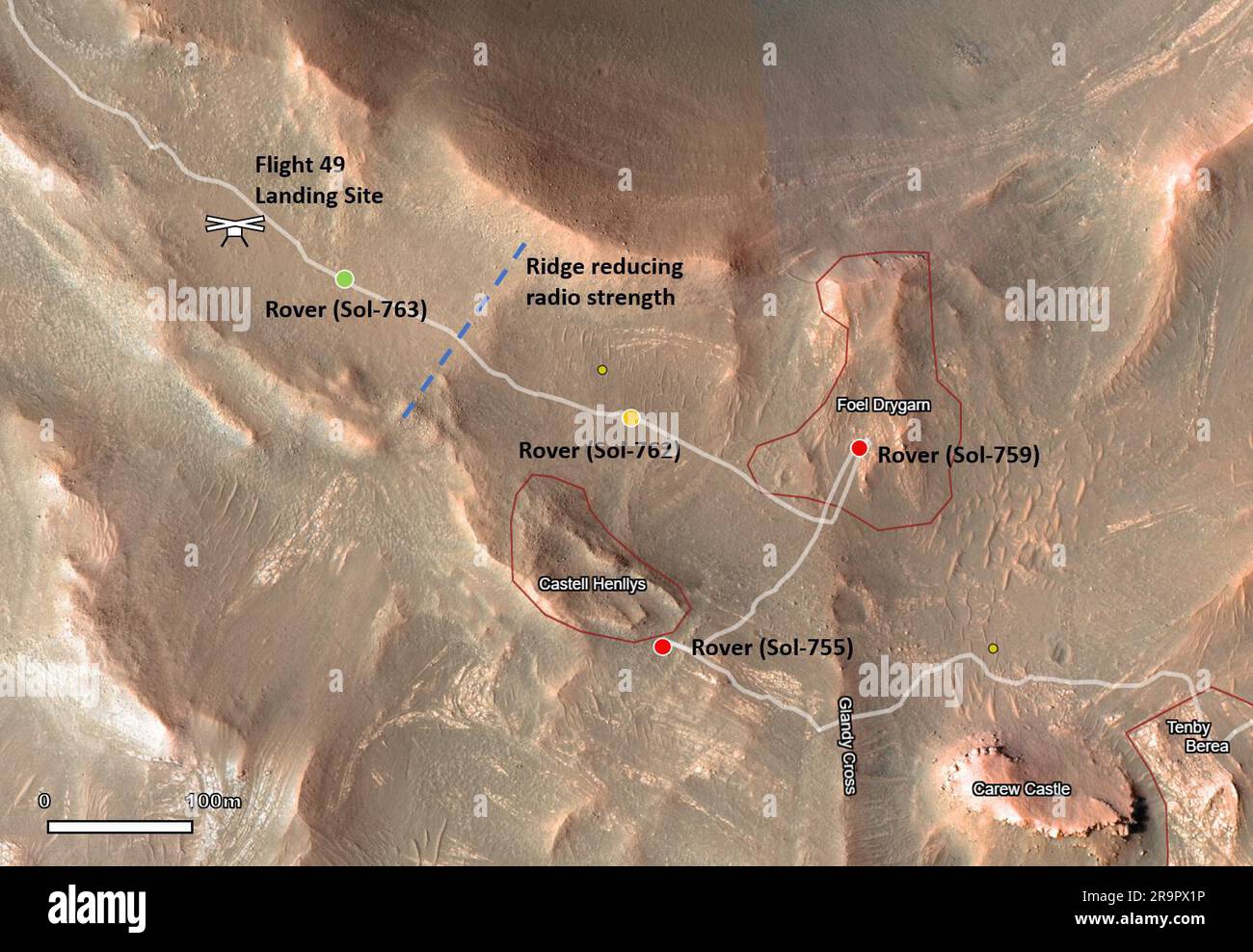 Leading Up to Flight 50. This map shows the locations of NASA's ...
