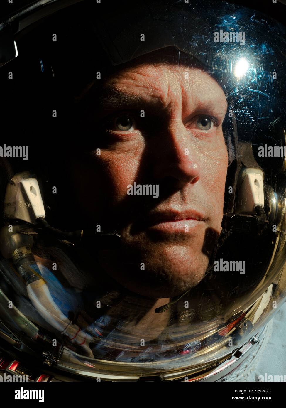 . NASA astronaut Bob “Farmer” Hines is photographed in an ...