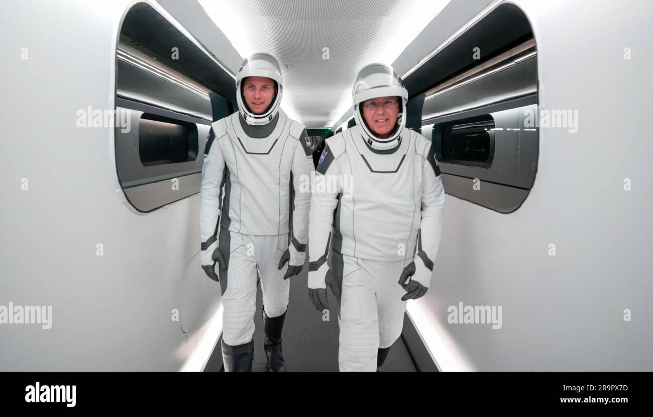 NASA’s SpaceX Crew-6 Launch - Astronauts Ingress at LC-39A. NASA’s ...