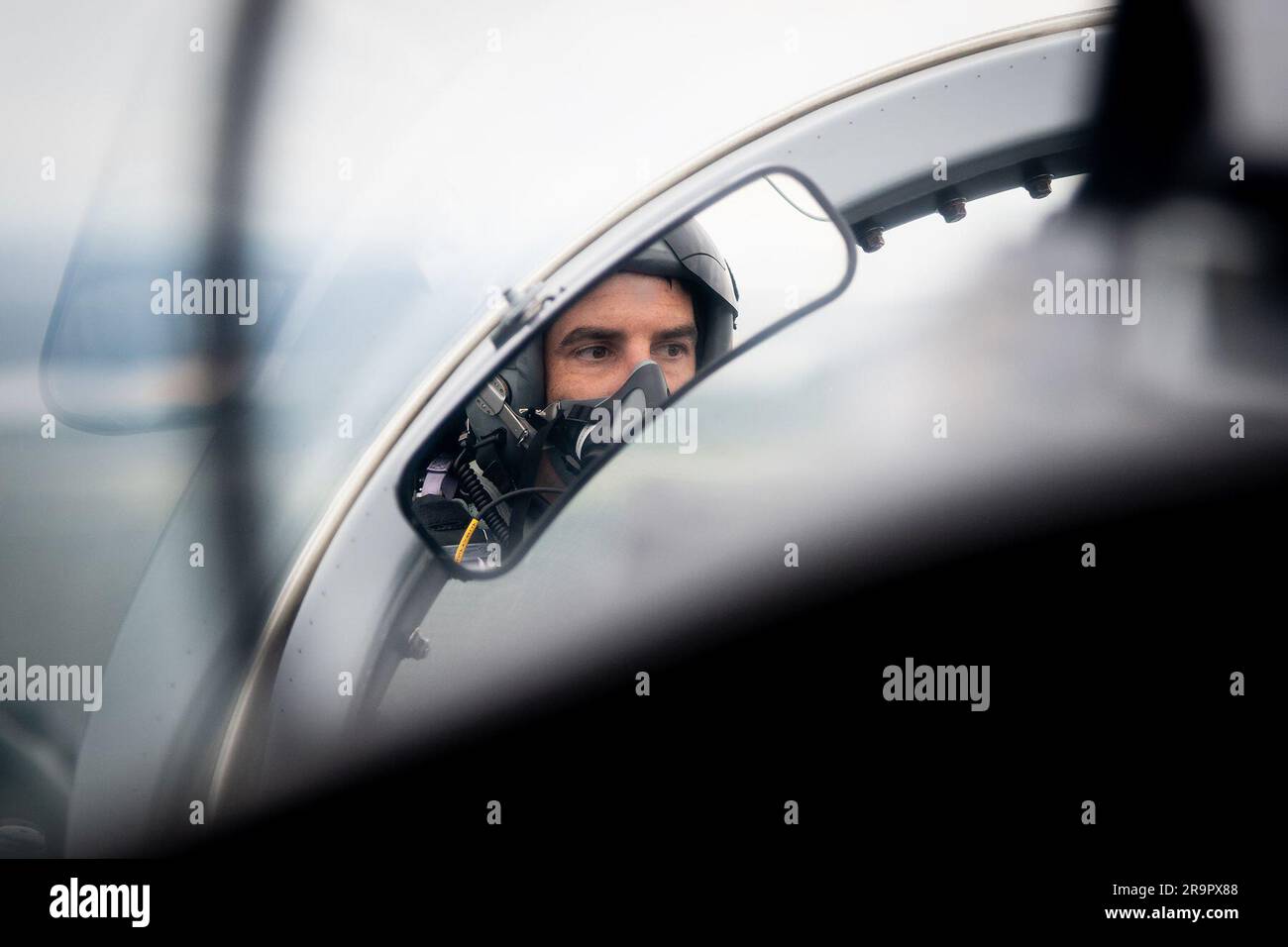 . Navy pilot and NASA astronaut candidate Jack “Radio” Hathaway pilots ...