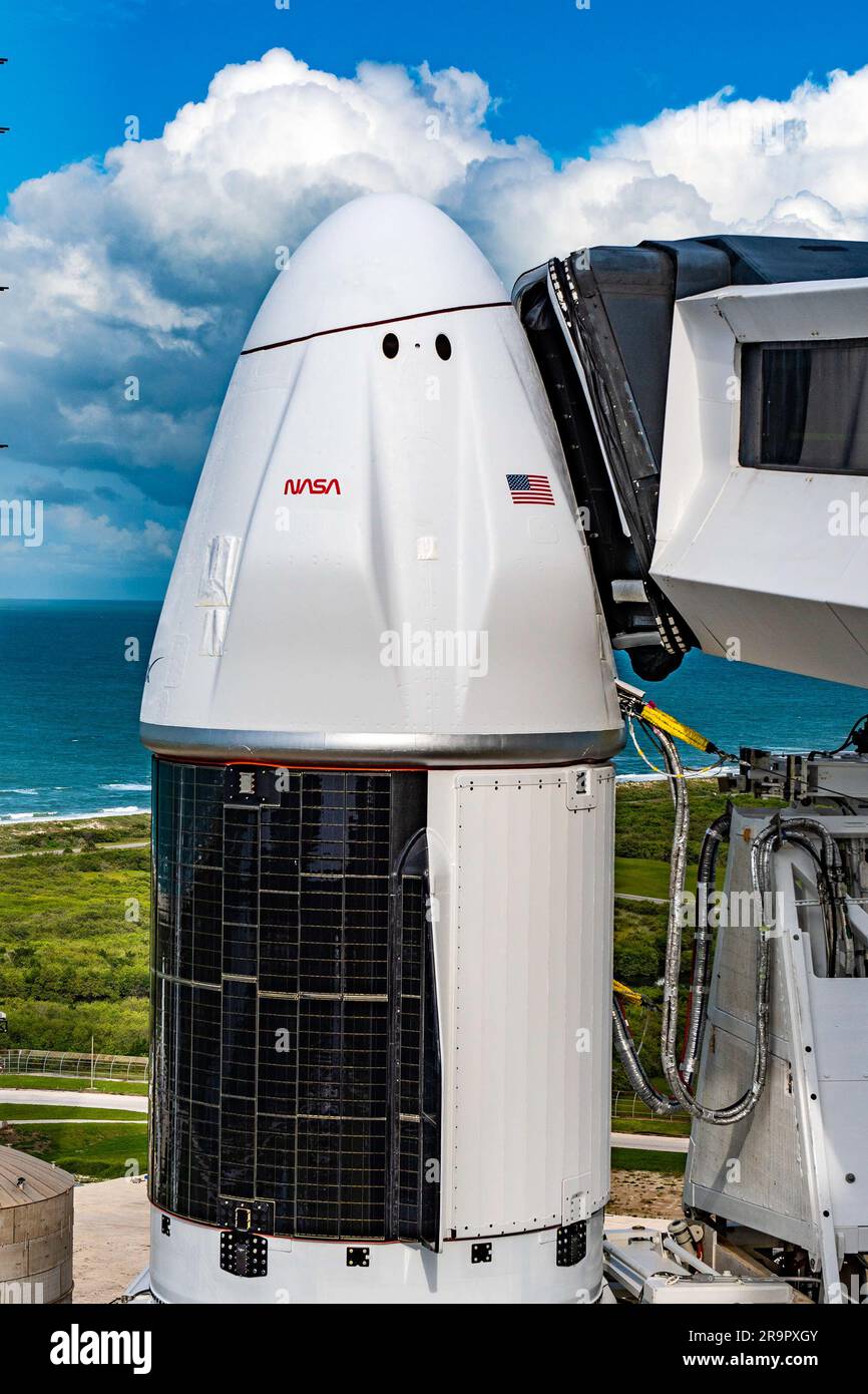 Close Up Falcon 9 Rocket